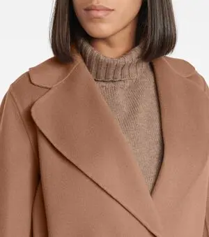 Max Mara Poldo Wool Coat - Brown
