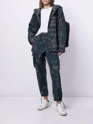 PORTS V Camouflage-print Cargo Trousers