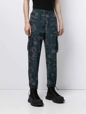 PORTS V Camouflage-print Cargo Trousers