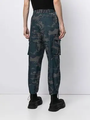 PORTS V Camouflage-print Cargo Trousers