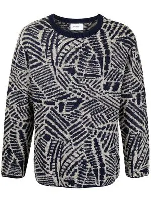 PORTS V Abstract-pattern Sweater