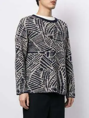 PORTS V Abstract-pattern Sweater