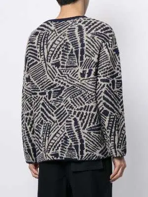 PORTS V Abstract-pattern Sweater