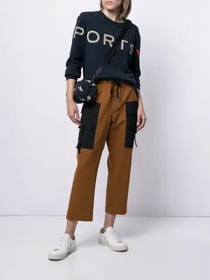 PORTS V Logo-print Cotton Sweatshirt