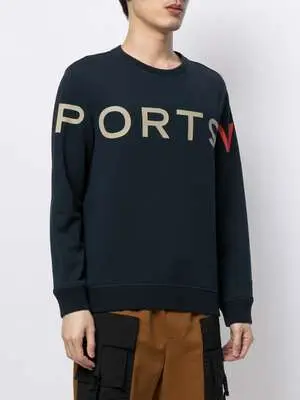 PORTS V Logo-print Cotton Sweatshirt