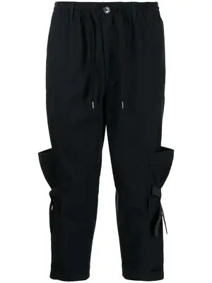 PORTS V Cropped Drawstring Trousers