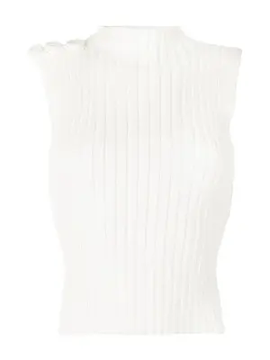 LIYA Ribbed-knit Top