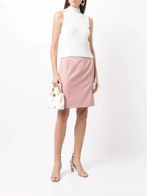 LIYA Ribbed-knit Top