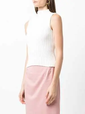 LIYA Ribbed-knit Top