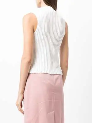 LIYA Ribbed-knit Top