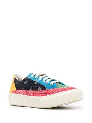 Rhude Bandana Print Sneakers - Blue