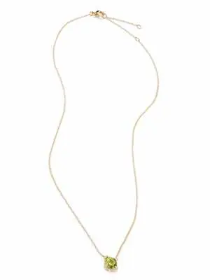 David Yurman 18kt Yellow Châtelaine Peridot & Diamond Pendant Necklace - Gold