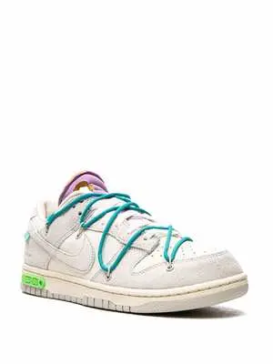 Nike X Off White Dunk Low Lot 36 Sneakers - Neutrals