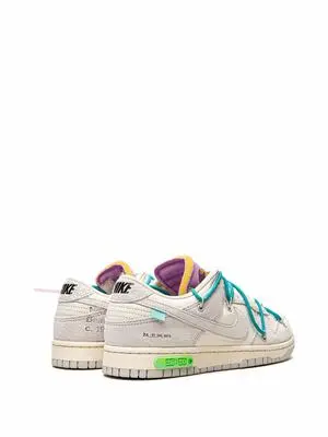 Nike X Off White Dunk Low Lot 36 Sneakers - Neutrals