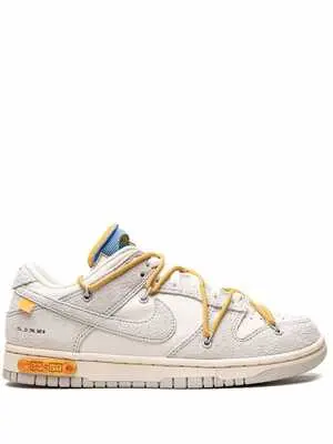 Nike X Off White Dunk Low Lot 34 Sneakers - Neutrals