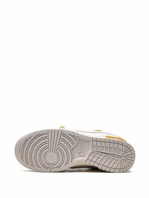 Nike X Off White Dunk Low Lot 34 Sneakers - Neutrals