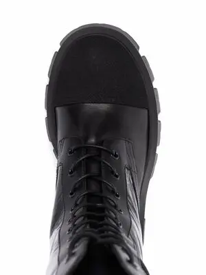 Premiata Lace-up Leather Boots