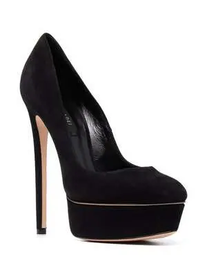 Casadei Flora Suede Pumps