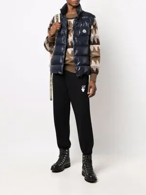 Moncler Tibb High-neck Gilet - Blue