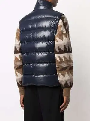 Moncler Tibb High-neck Gilet - Blue