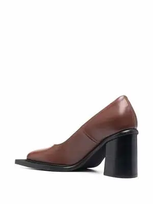 NINAMOUNAH Howl Leather Pumps