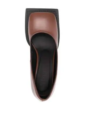 NINAMOUNAH Howl Leather Pumps