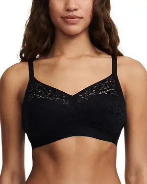Chantelle Norah Supportive Wirefree Bra - Black