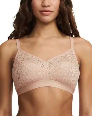 Chantelle Norah Supportive Wirefree Bra - Nude Blush