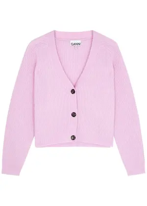 GANNI Knitted Cardigan