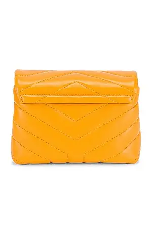 Saint Laurent Toy Loulou Bag In Orange