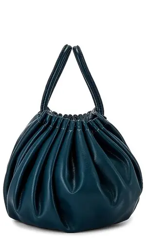 SIMONMILLER Vegan Leather Scrunch Bag In Blue