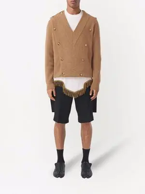 Burberry Double-breasted V-neck Sweater
