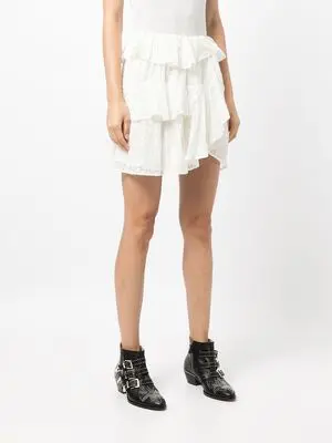 IRO PARIS Tiered Mini Skirt