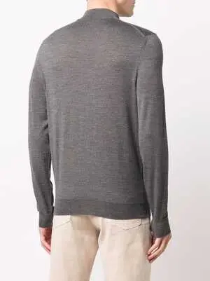 DRUMOHR Ribbed Merino Roll Neck Jumper