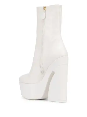 Giambattista Valli Platform Calf-high Leather Boots