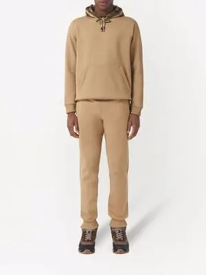 Burberry Check-pattern Track Pants - Neutrals
