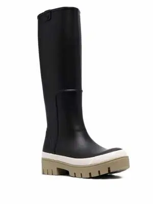 Tory Burch Ridged Rubber Sole Boots
