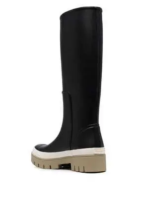 Tory Burch Ridged Rubber Sole Boots