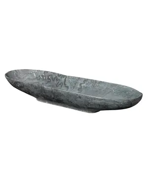 JAMIE YOUNG CO. Long Oval Marble Bowl - Grey