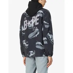A BATHING APE Sta Graphic-print Shell Coach Jacket