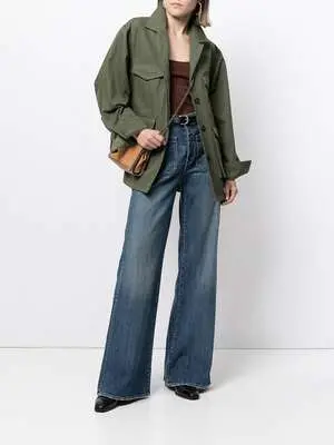 NILI LOTAN Mid-rise Wide-leg Trousers - Blue