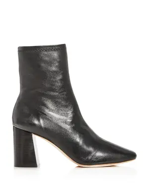 LOEFFLER RANDALL Elise Block Heel Booties - Black