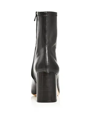 LOEFFLER RANDALL Elise Block Heel Booties - Black