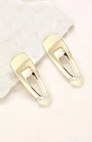 Ettika Set Of 2 Heart Hair Clips