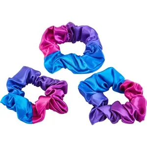 BLISSY 3-pack Silk Scrunchies - Purple Ombre