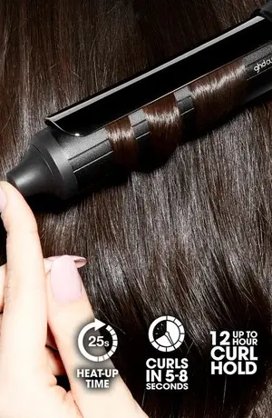 GHD Soft Curl 1 1/4-inch Curling Iron - Black