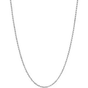 DEGS & SAL Degs & Sal Sterling Silver Rope Chain Necklace