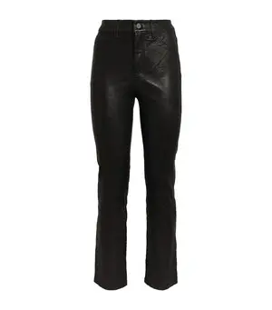 Paige Leather Cindy Trousers