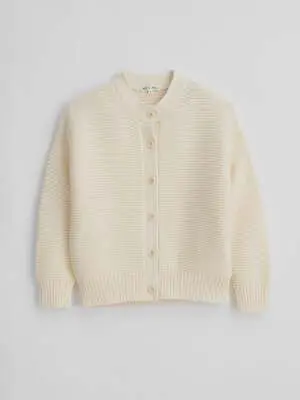 ALEX MILL Nico Chunky Cardigan Ivory