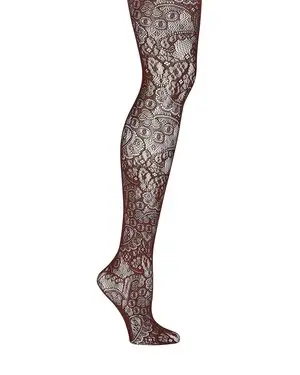 Ulla Johnson Eugenie Lace Tights - Brown